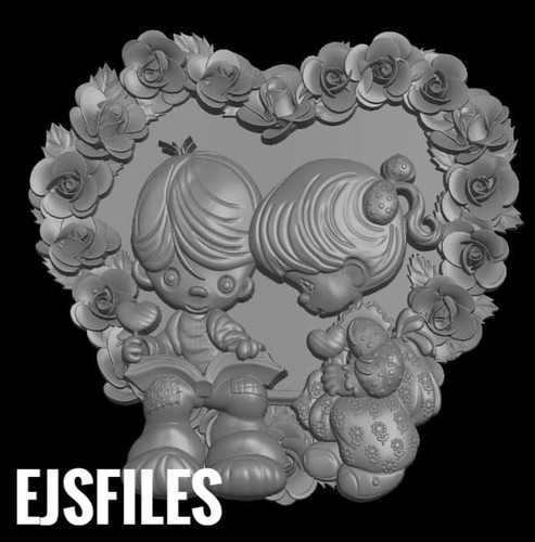 3d stl file Love Rose Heart | Ej's Files