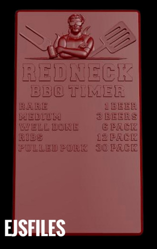 3d stl file BBQ Timer Redneck | Ej's Files