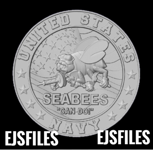 3d stl file US Navy Seabees | Ej's Files