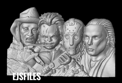 3d stl file Mount Horror | Ej's Files