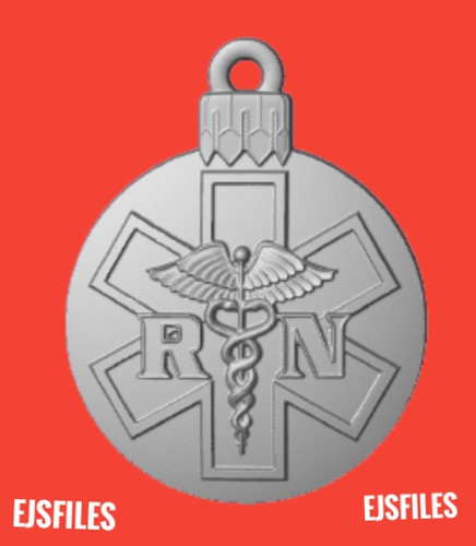 3d stl file RN Ornament | Ej's Files