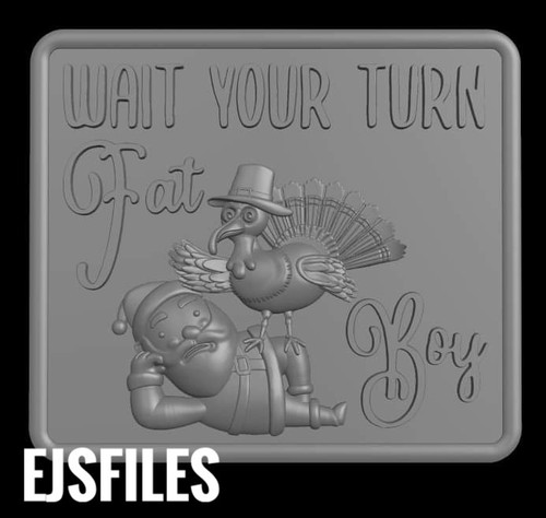 3d stl file Fat Boy Sign | Ej's Files