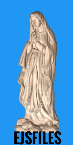 3d stl file Mother Mary | Ej's Files