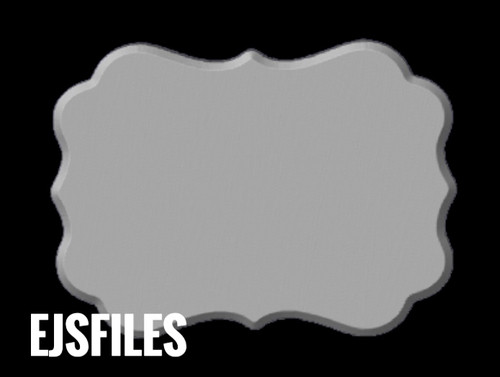 3d stl file Plaque | Ej's Files