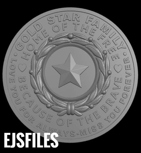 3d stl file Gold Star Family | Ej's Files