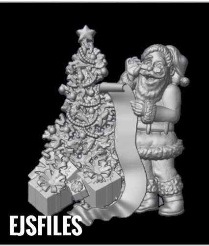 3d stl file Santa Tree | Ej's Files
