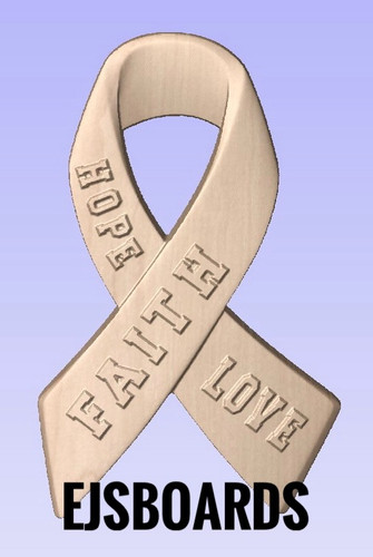 3D stl file Cancer Ribbon | Ej's Files