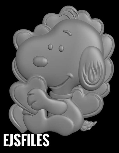 3d stl file Snoopy | Ej's Files