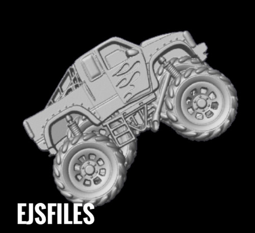 3d stl file Monster Truck | Ej's Files