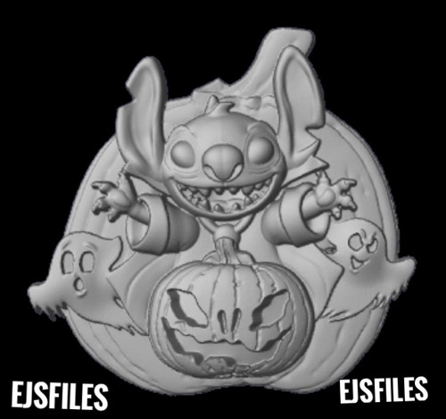 3d stl file Stitch Halloween | Ej's Files