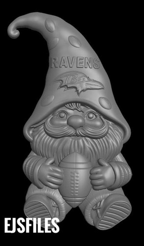 3d stl file Ravens Gnome | Ej's Files