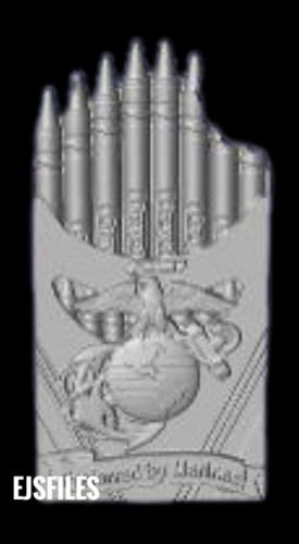 3d stl file Crayon EGA | Ej's Files