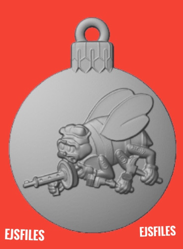 3d stl file SeaBee Ornament | Ej's Files