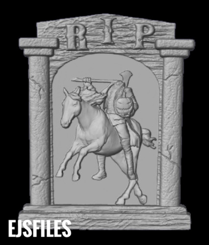3d stl file Headless Horseman Grave | Ej's Files