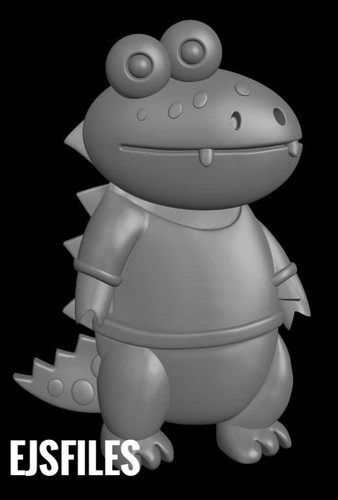 3d stl file Gus the Gummy Gator | Ej's Files