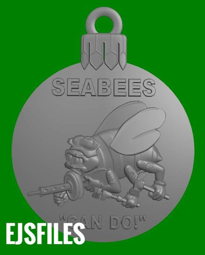 3d stl file SeaBee Ornament | Ej's Files