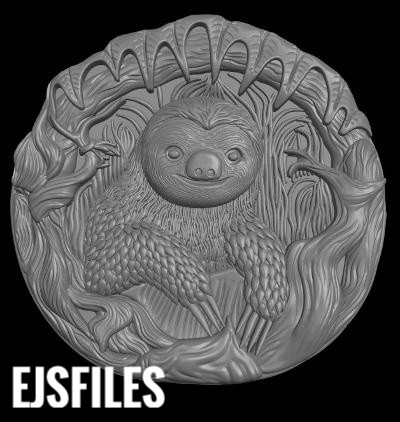 3d stl file Sloth | Ej's Files