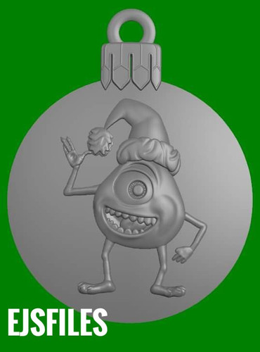 3d stl file Mike Ornament | Ej's Files