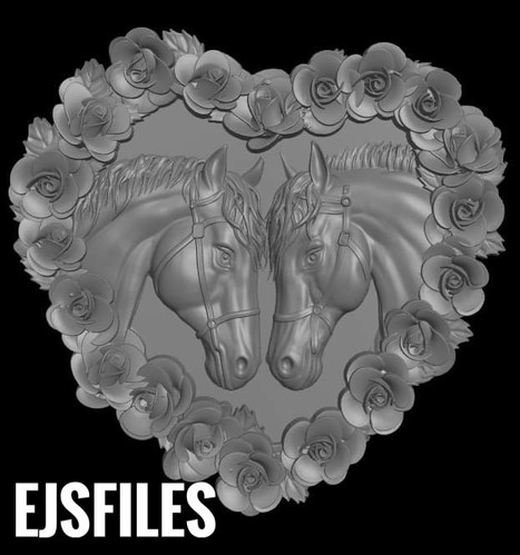3d stl file Horse Love | Ej's Files