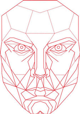 makeup template male