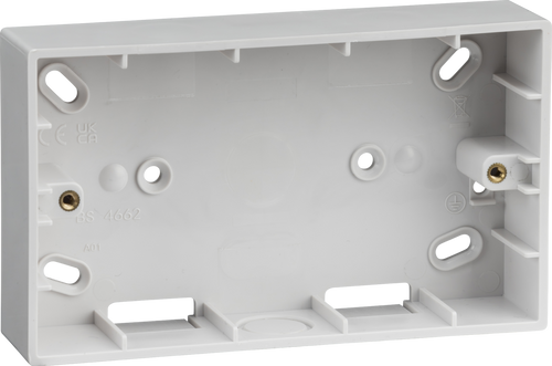 29mm PVC Double Back Box SN1500P | Electrical Merchant