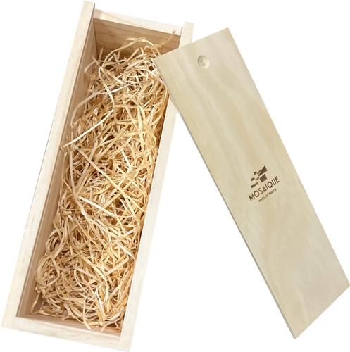 Single wooden sparkling box (335 x 102 x 102) | Mosaique Wines