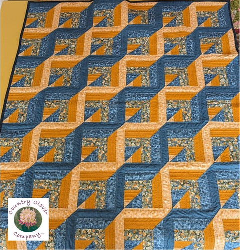 Twisted Ribbons Quilt Pattern PDF | Quilting