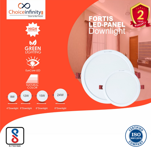 FORTIS - Panel Down Light - 10W | Choiceinfinitylights