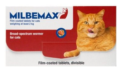 Milbemax Worming Tablets For Cats 2-8kg | Vet Online Co.