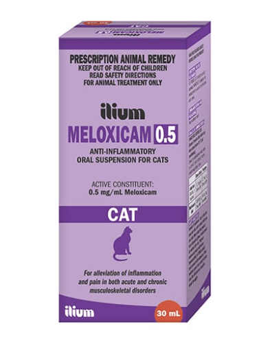 Meloxicam Ilium Oral for Cats - 30ml | Vet Online Consult