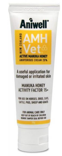 Aniwell® Active Manuka Honey Ahydrous Cream - 50g | Vet Online Co.