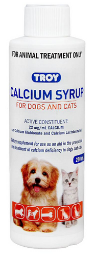 Troy calcium syrup for dogs and cats | Vet Online Co.