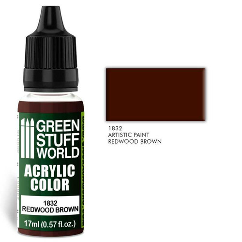 ACRYLIC COLOR REDWOOD BROWN | DragonMiniature