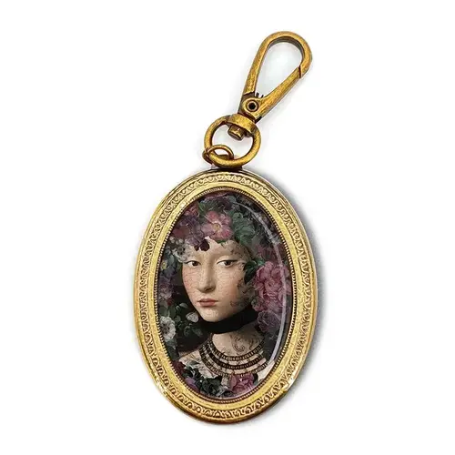 Starfire Keychain | Keyrings/Format/Size: Diameter 5cm, Height 7.5cm Diame