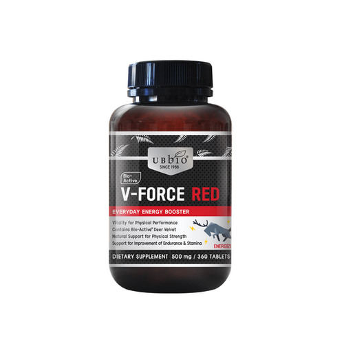 [UBbio] V-Force Red (Deer Velvet + Stag Blood) 360 tablets | Only New ...