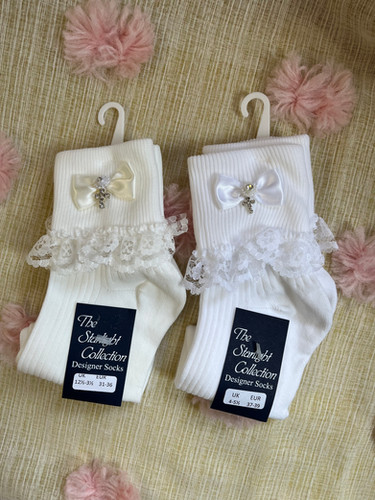 First Communion Socks | Kate & Charlie