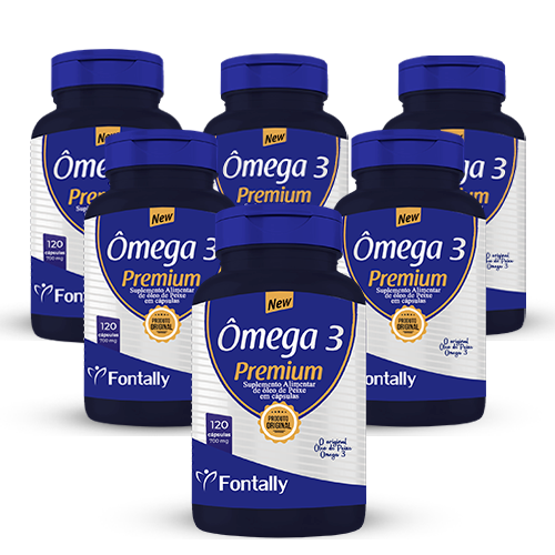COMBO - Ômega 3 Premium - 120 cápsulas - 700mg | Fontally