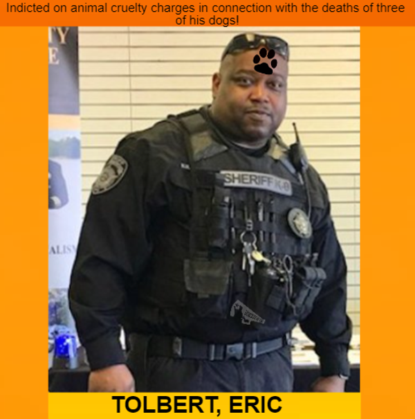 ERIC TOLBERT, Georgia Sheriff’s Deputy, indicted after the preventable ...