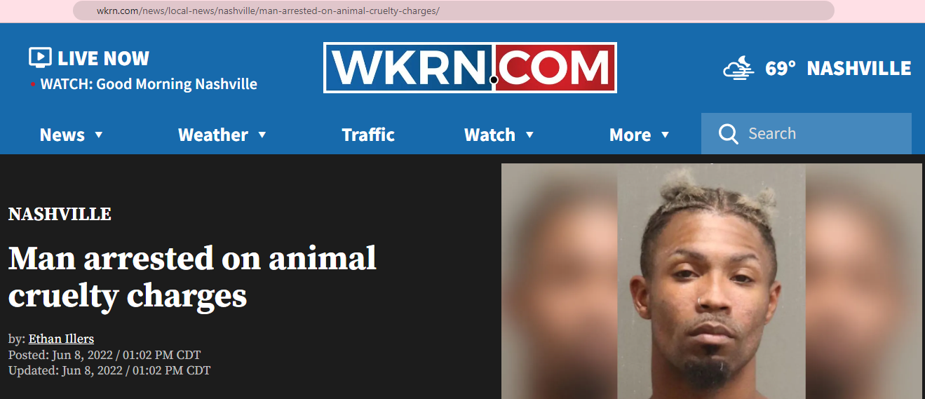 QUINTEZ EDWIN WILLIAMS arrested for breeding Pitbulls and keeping them ...