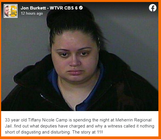 TIFFANY NICOLE CAMP arrested for burying her dog while still alive ...