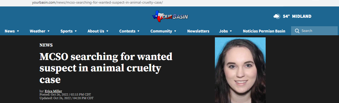 KAITLYN MARIE PIERSON accused of leaving cat in apartment she moved out ...