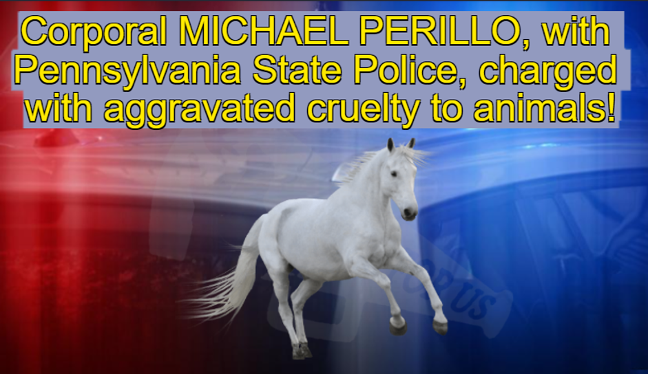 Corporal MICHAEL PERILLO, with Pennsylvania State Police, charged with ...