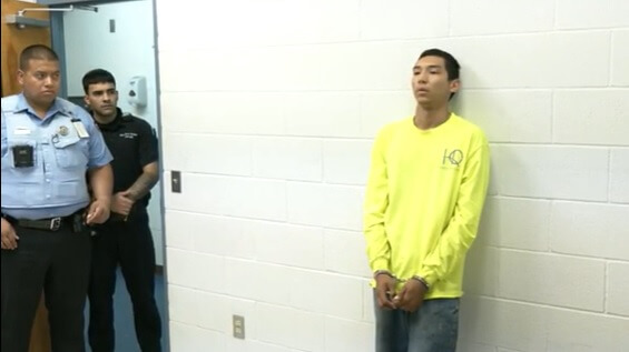 JACOB LUNA accused of strangling a dog and dumping his body in a trash ...