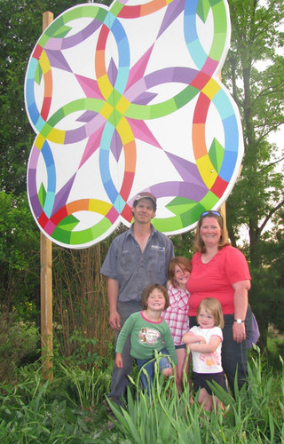 wedding ring barn quilt pattern