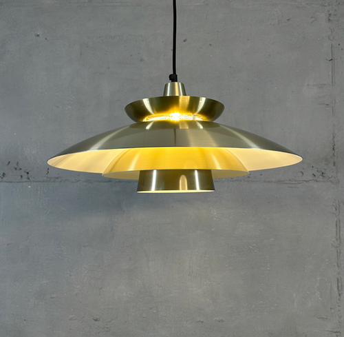 Vintage layered pendant lamp by David Mogensen for Superlight, Denmark ...