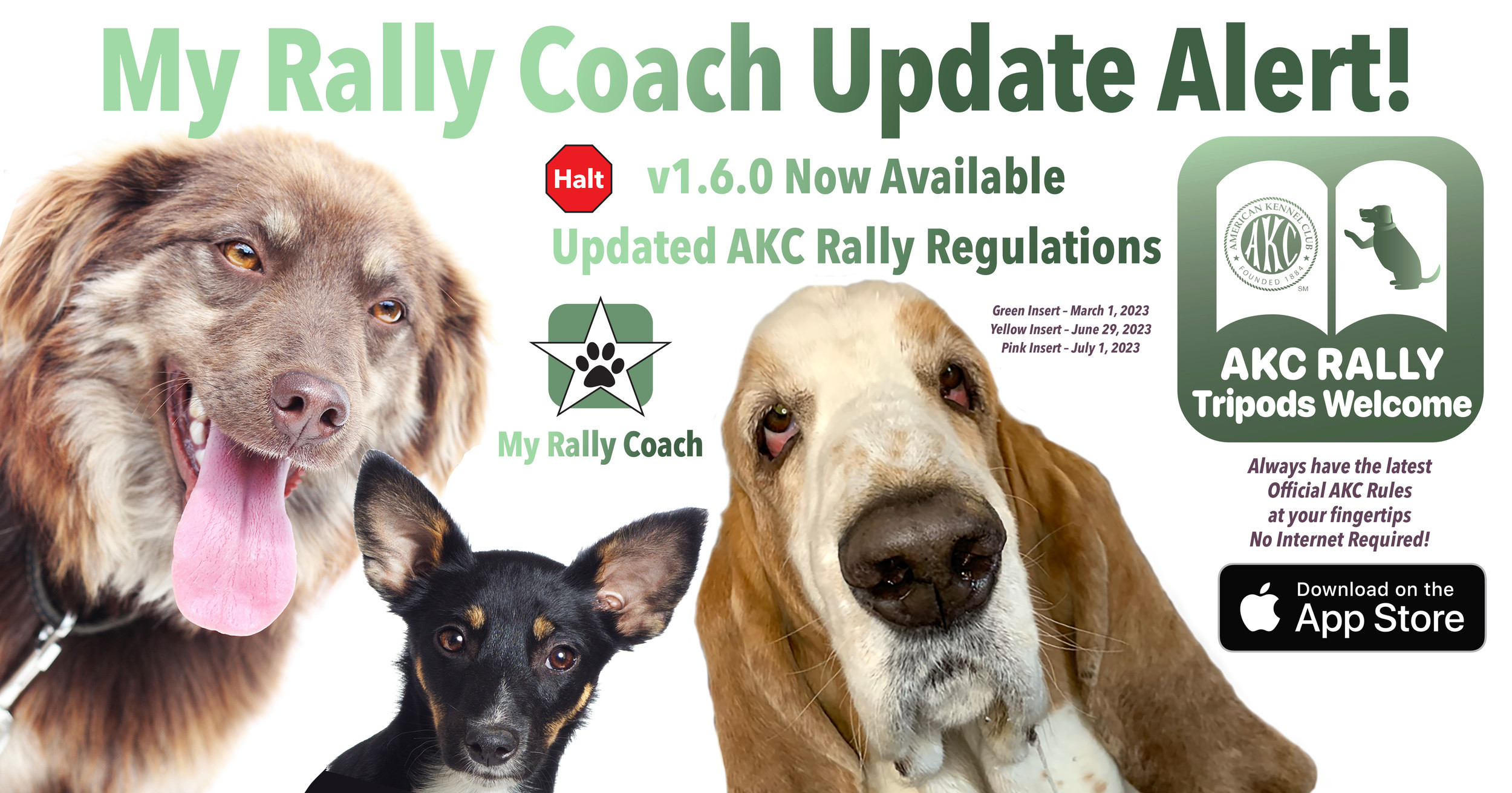 Embracing the Tripods: AKC Announces Pilot Program for AKC Rally.