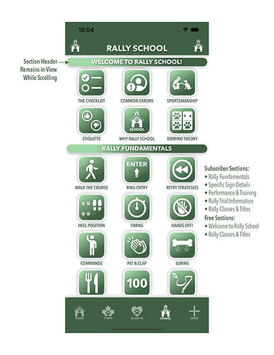 CKC Rally App Features | Rally Coach