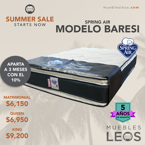SPRING AIR MODELO BARESI | Mueblesleos