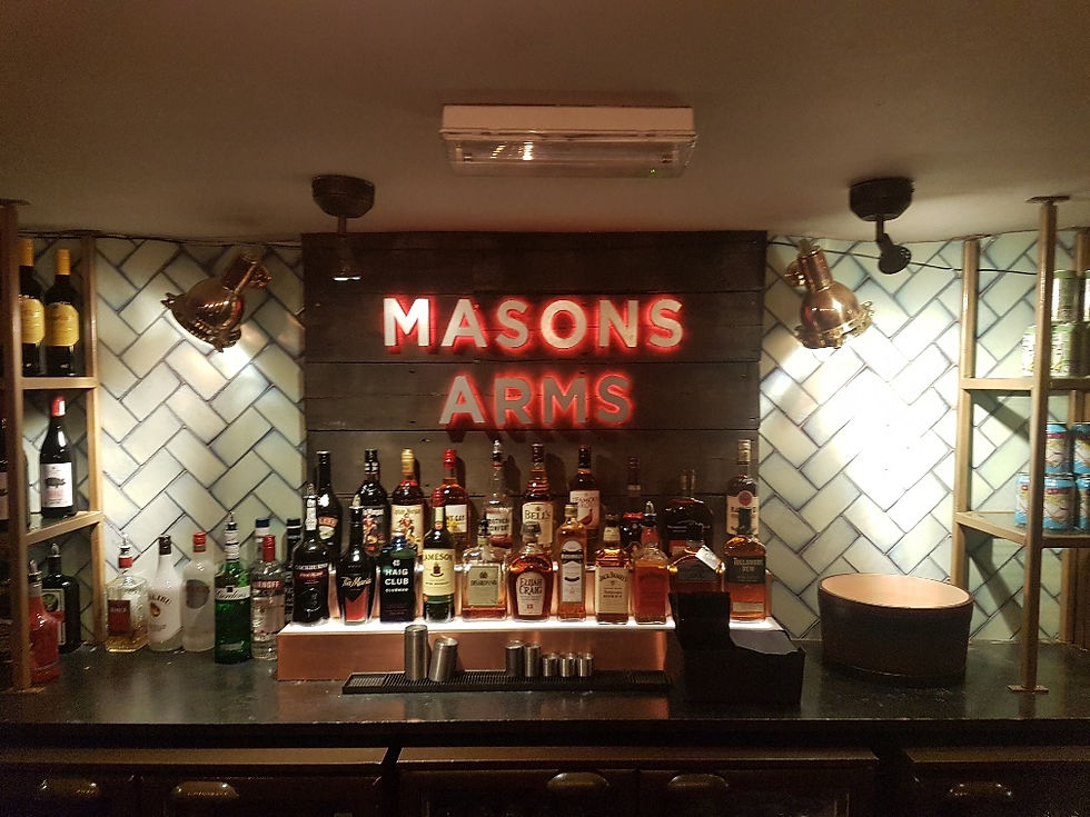 Signage Design | The Masons Arms | Morgan Signs and Design