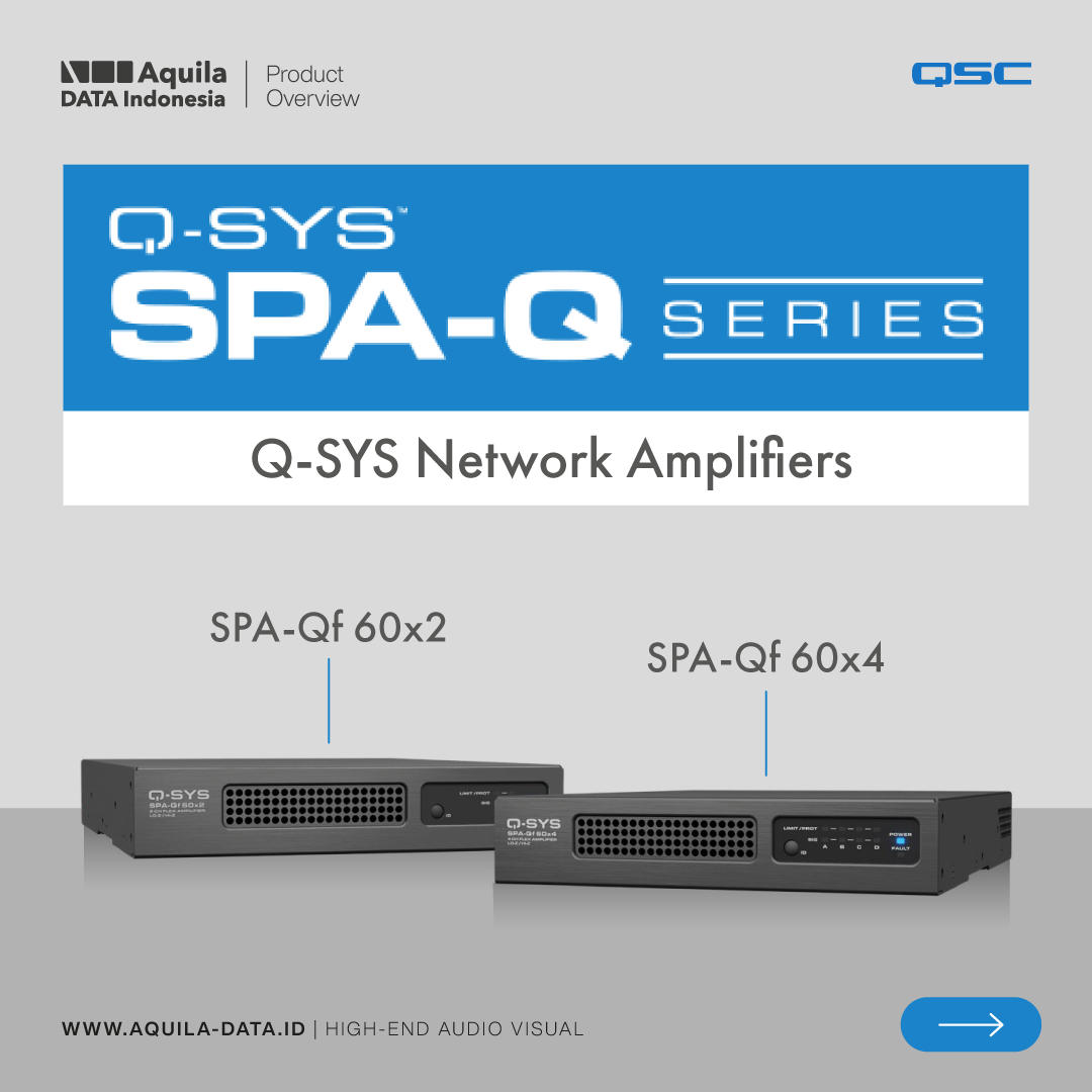 SPA-Q Series | Q-SYS Network Amplifiers